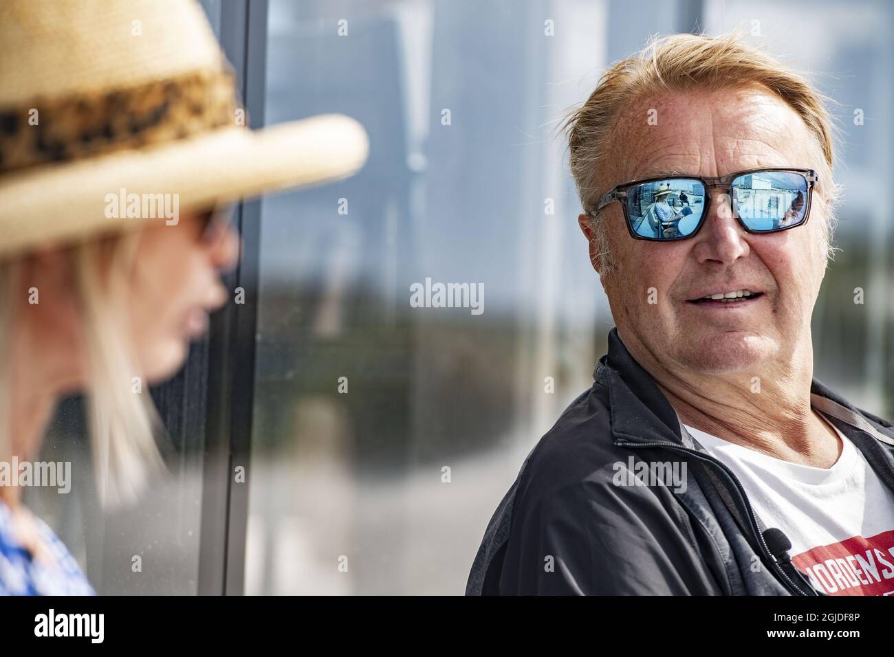 Exclusive - Malin Akerman's father Magnus Akerman with his wife Vera ...