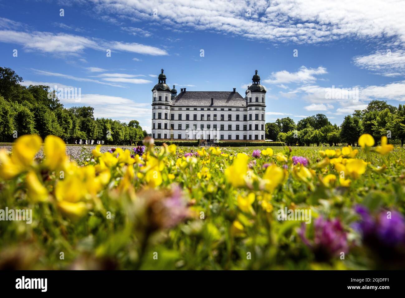 Skokloster Castle, a Swedish Baroque castle built between 1654 and 1676 ...