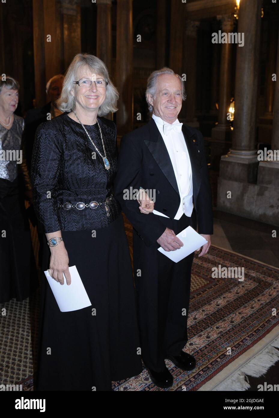 Nobel Medicin laureate Mario R. Capecchi from the US and wife Laurie ...