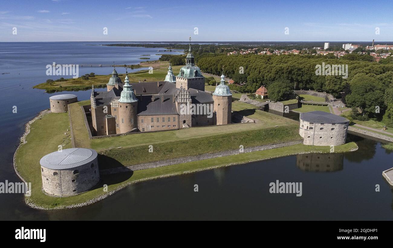 Kalmar Castle in Smaland, Sweden, was given its current design during ...