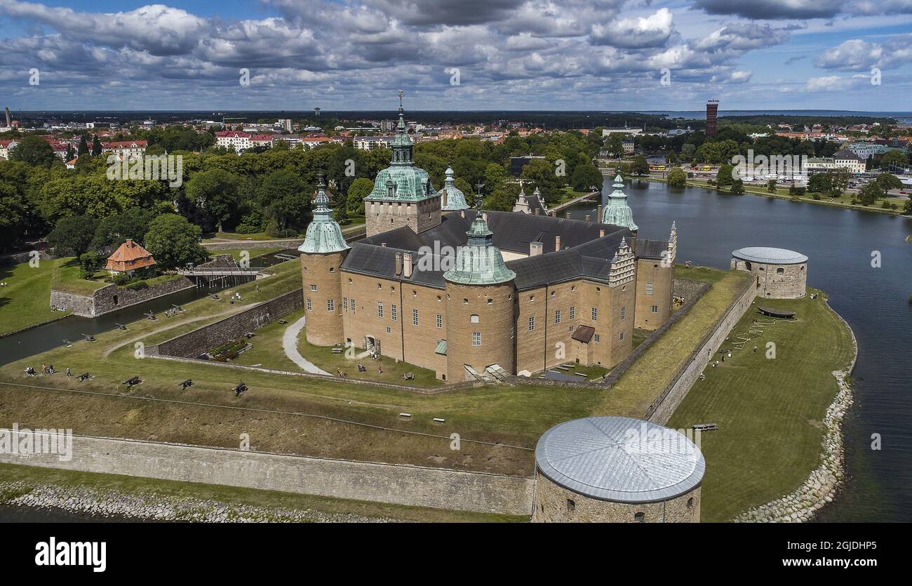 Kalmar Castle in Smaland, Sweden, was given its current design during ...