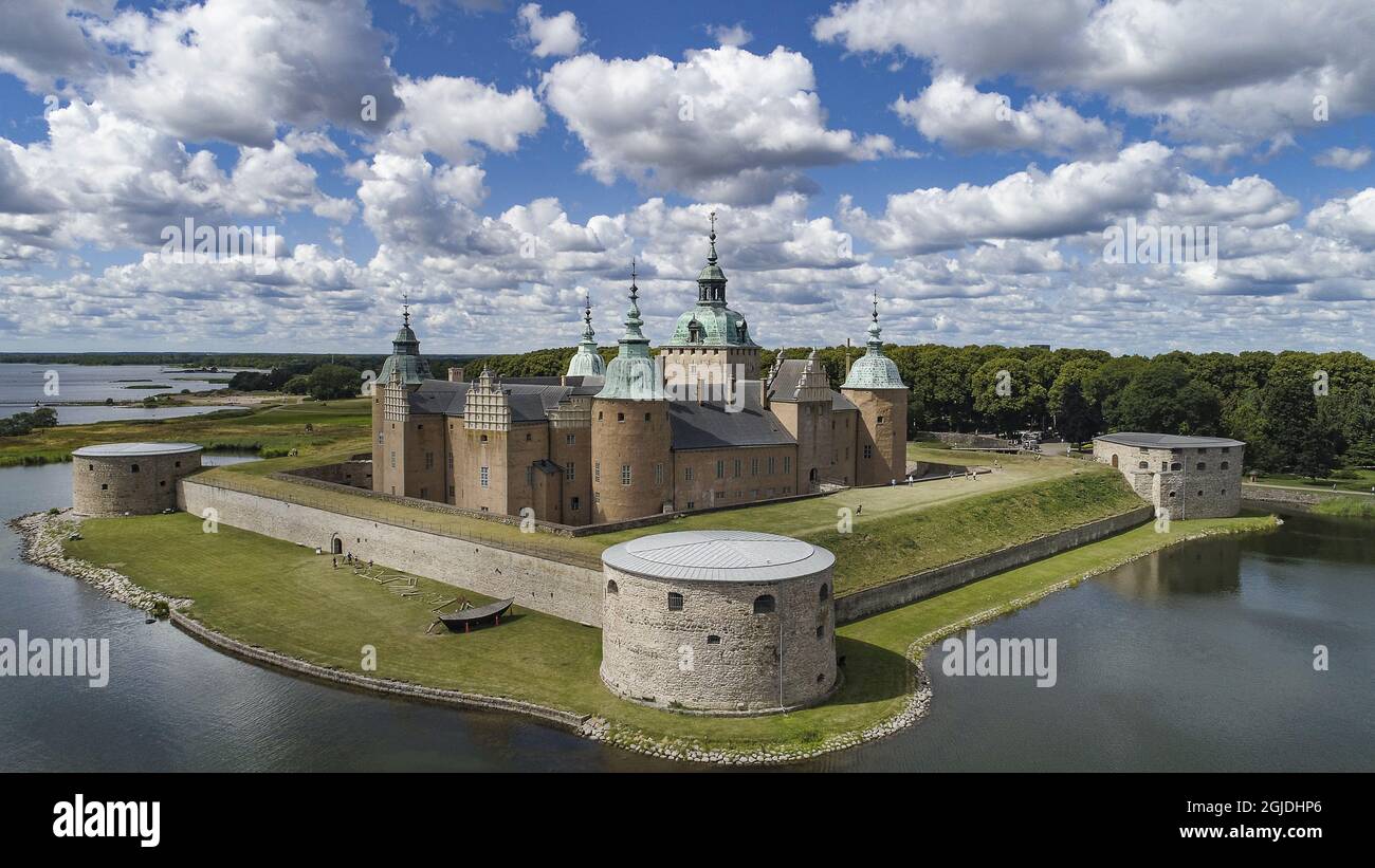 Kalmar Castle in Smaland, Sweden, was given its current design during ...