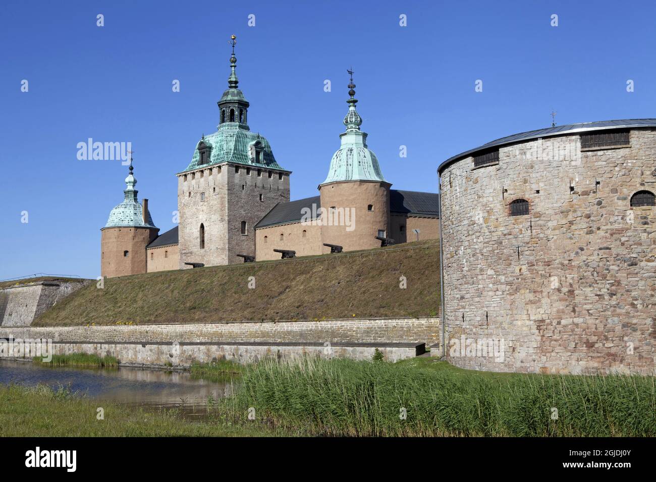 Kalmar Castle in Smaland, Sweden, was given its current design during ...