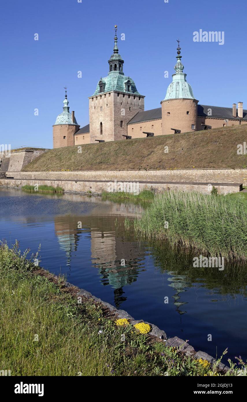 Kalmar Castle in Smaland, Sweden, was given its current design during ...