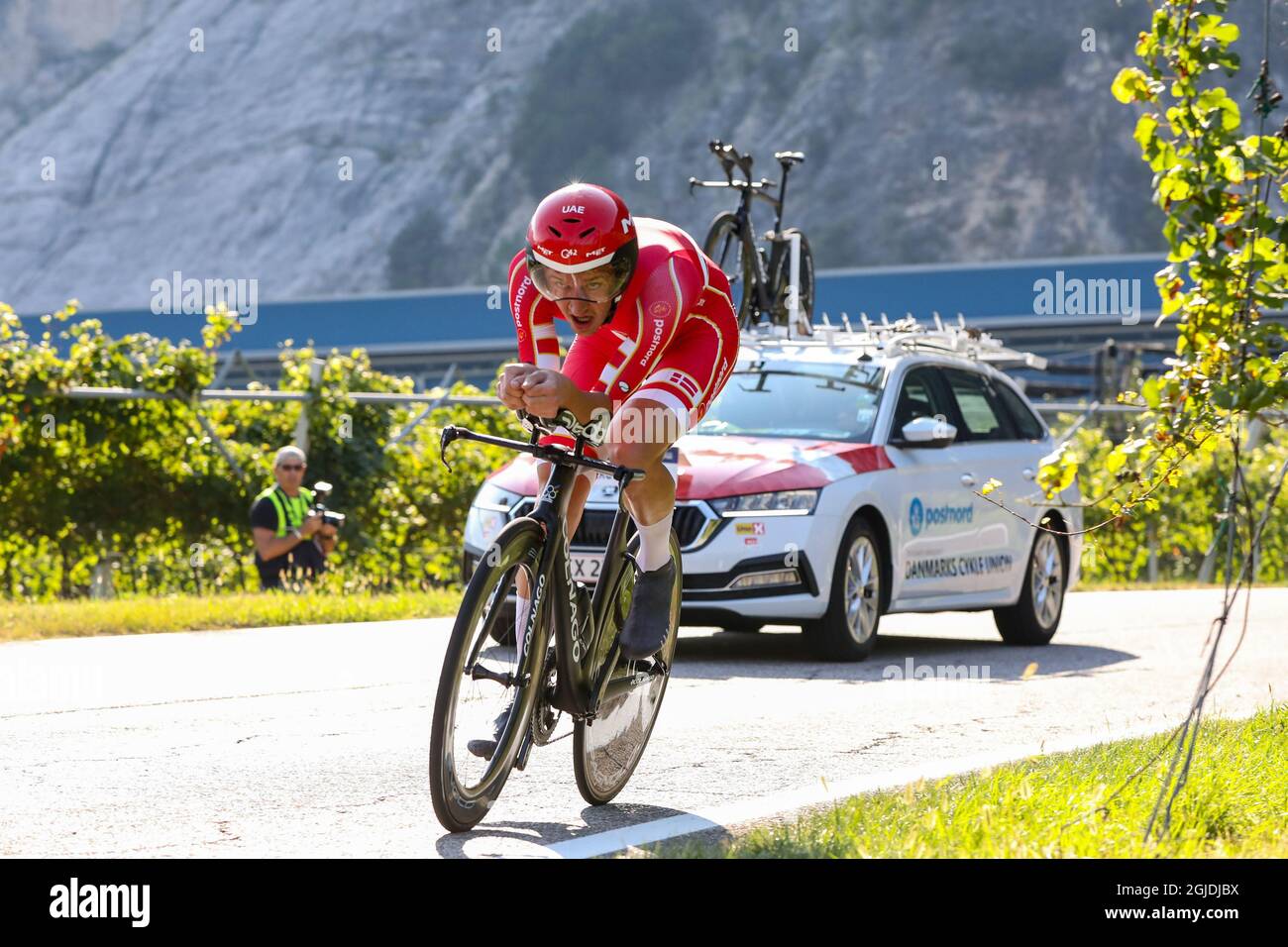 Trento, Trento, Italy, September 09, 2021, Mikkel BJERG (DEN) during ...