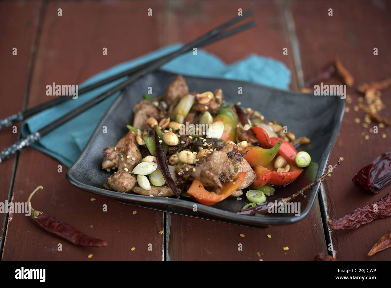 Chinese food Kung Pao chicken Photo: Janerik Henriksson / TT / code ...