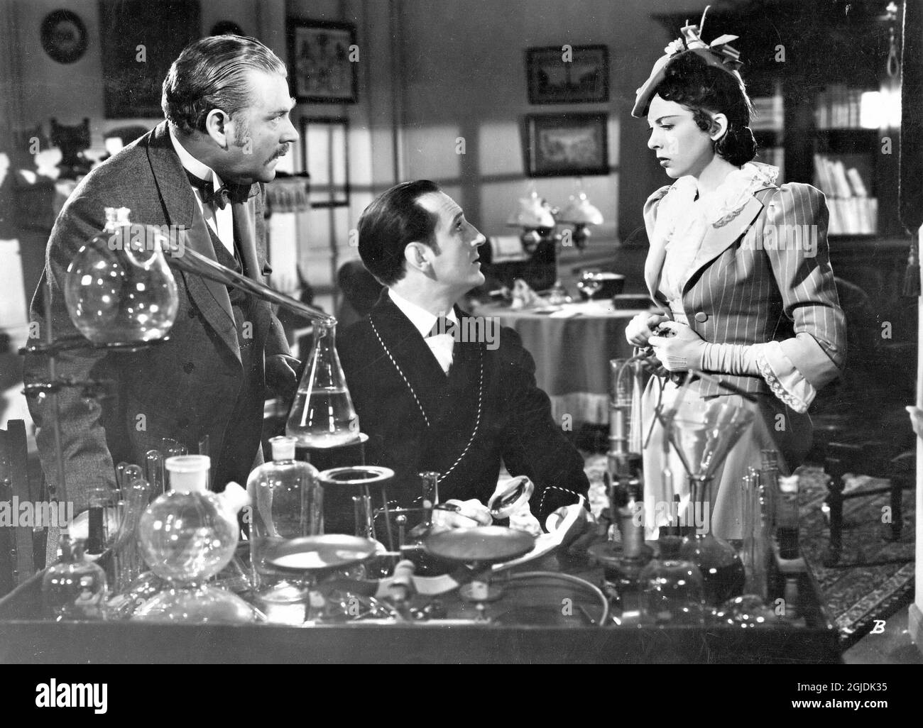 BASIL RATHBONE, NIGEL BRUCE and IDA LUPINO in THE ADVENTURES OF ...