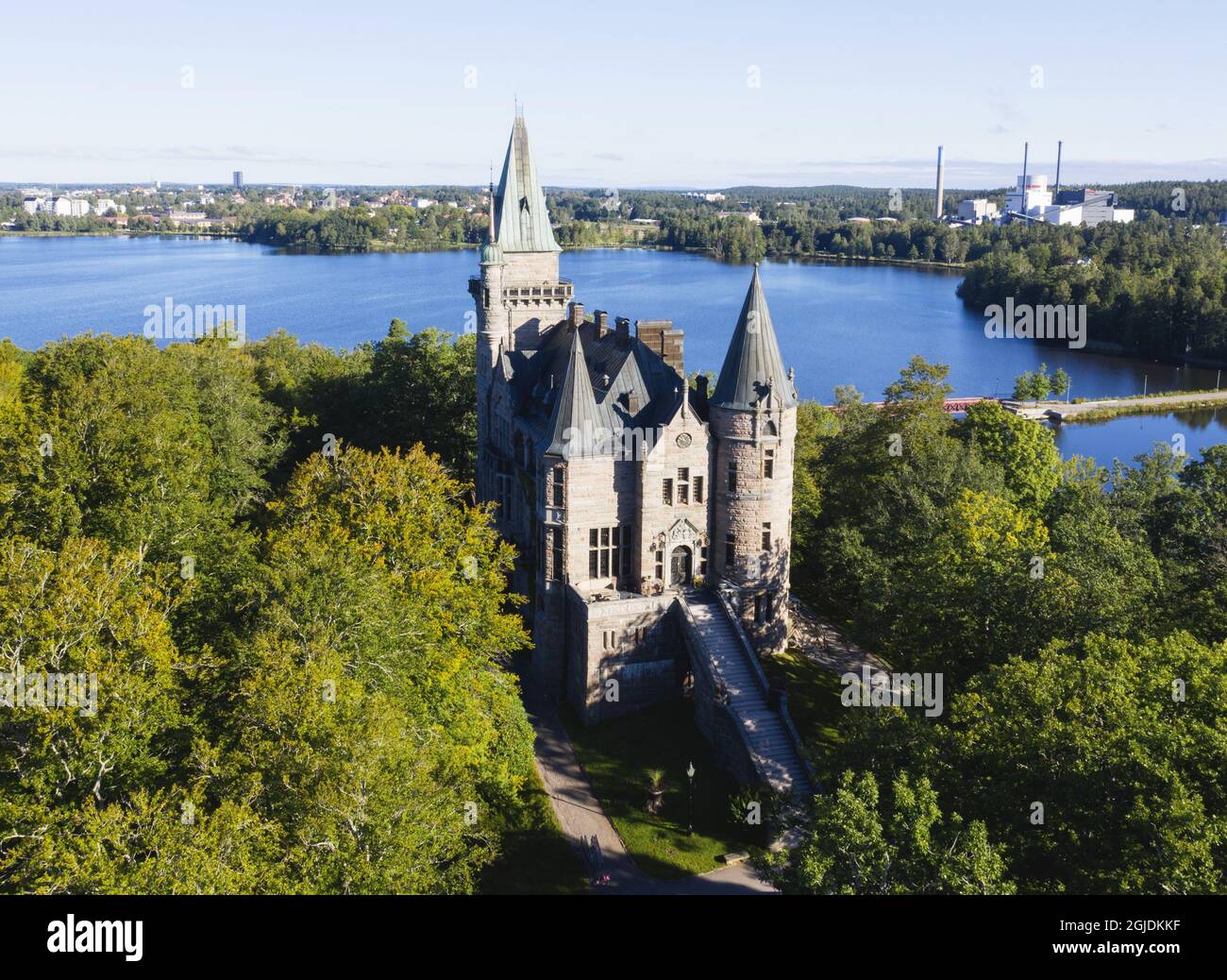 Teleborg Castle (Swedish: Teleborgs slott) near Lake Trummen is a ...