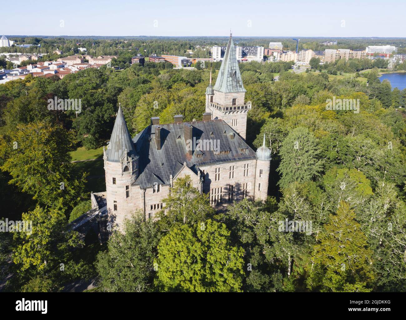 Teleborg Castle (Swedish: Teleborgs slott) is a medieval style castle ...
