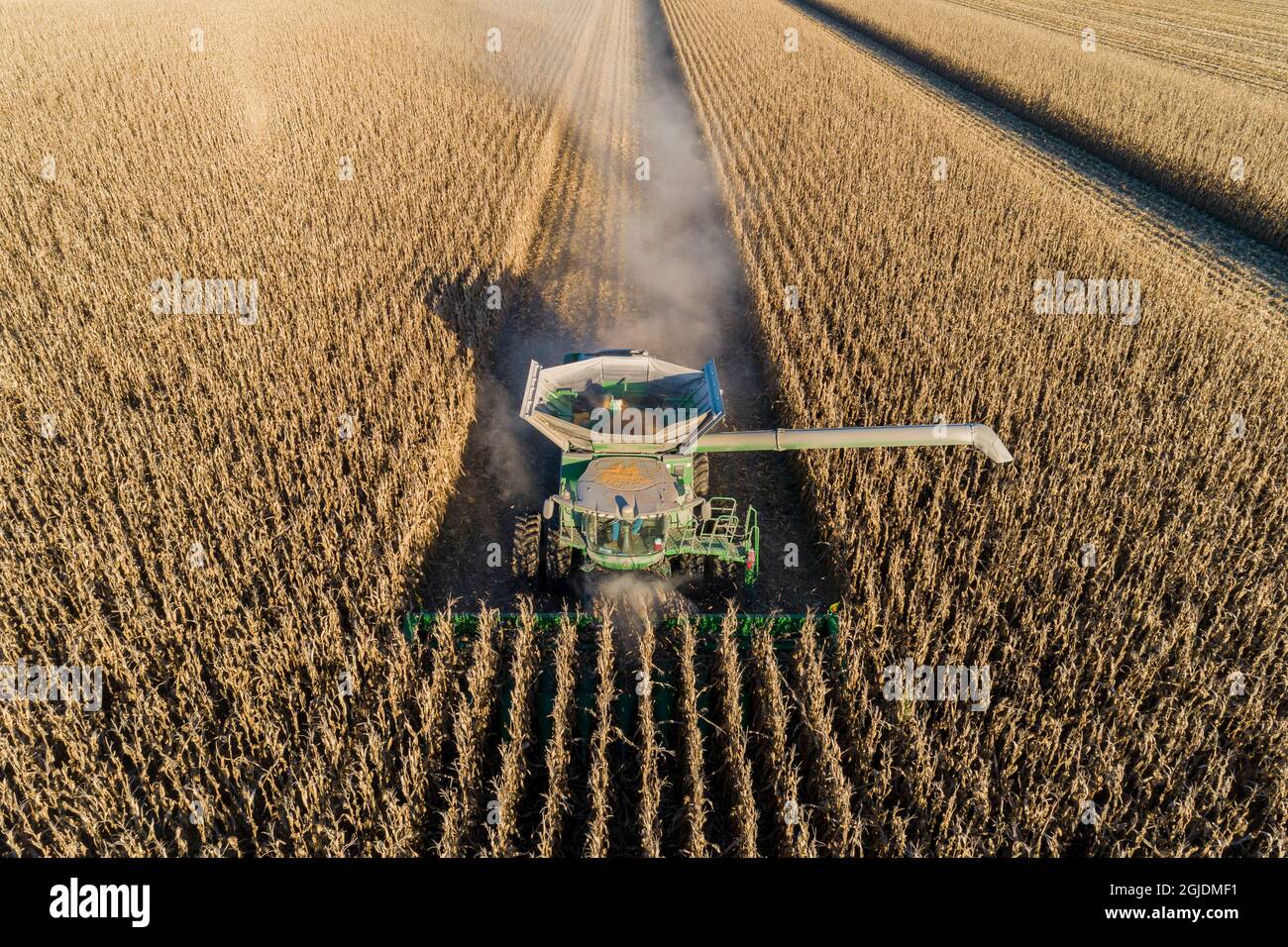 Corn field usa aerial hi-res stock photography and images - Alamy