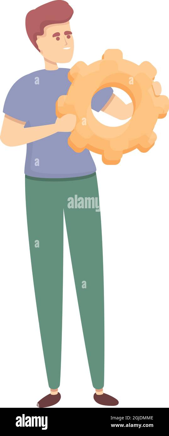 Process realization icon cartoon vector. Human development. Business ...