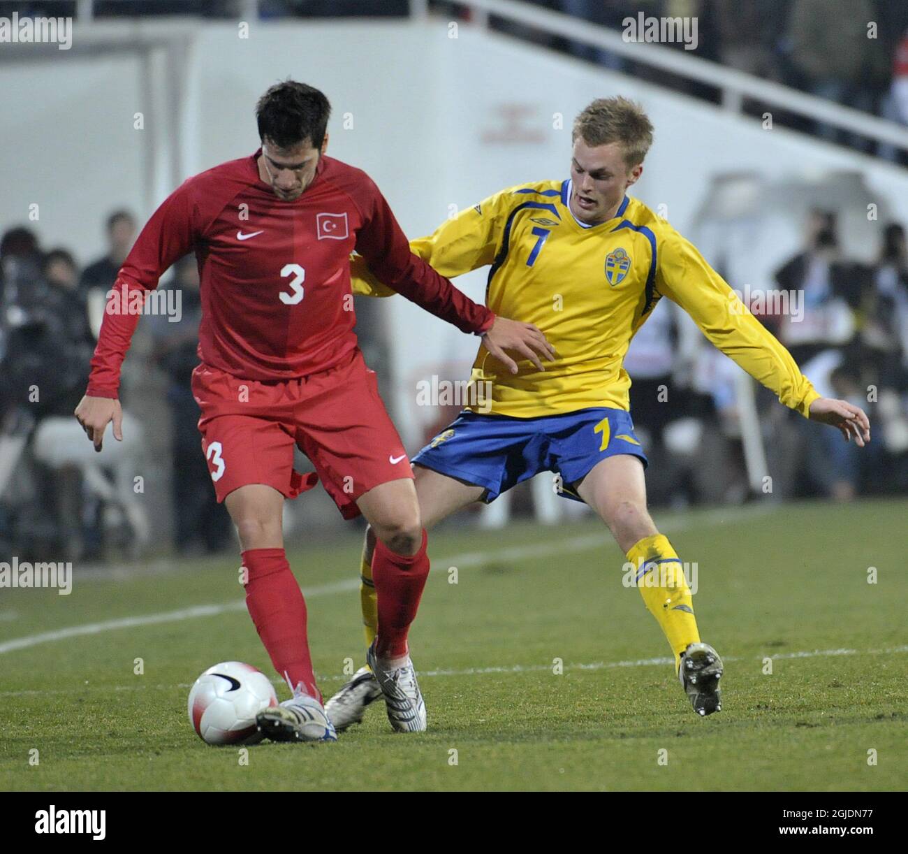 Friendly football match Turkey vs Sweden at Inono Stadium in Istanbul ...