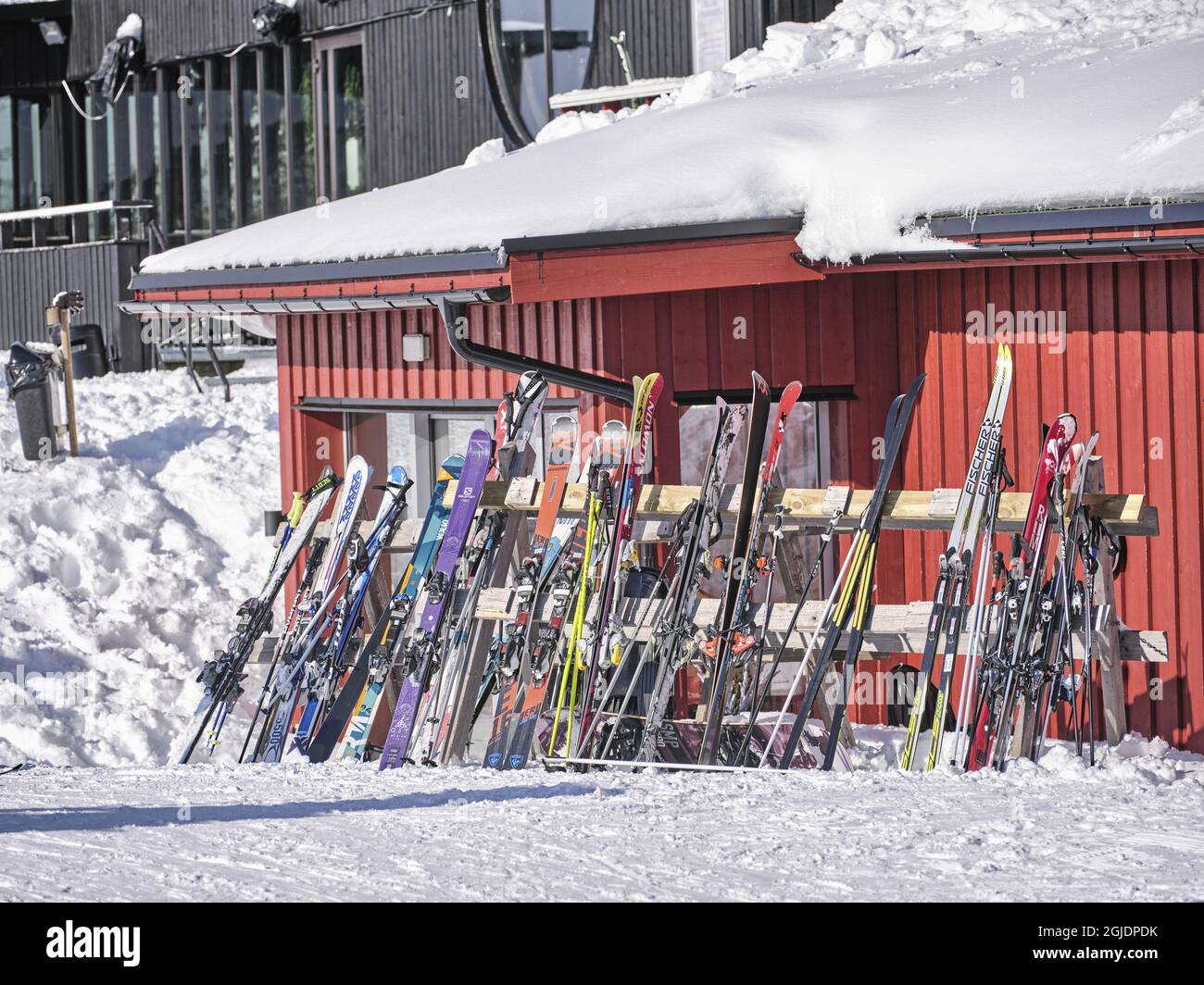 Skiing in Salen, Sweden. Photo: Fotograferna Holmberg / TT / code 96 ...