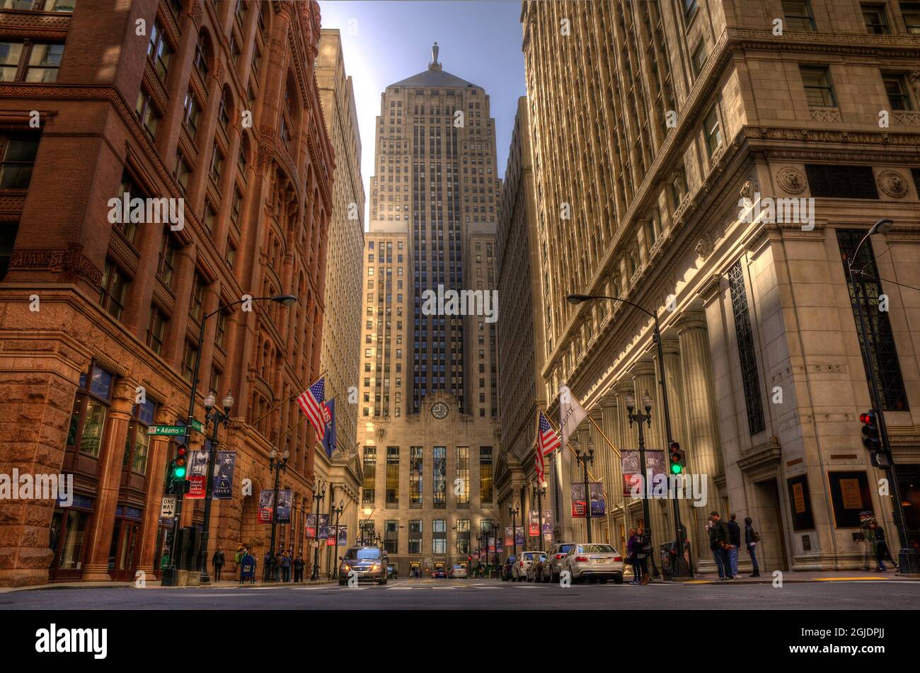 Lasalle street hi-res stock photography and images - Alamy