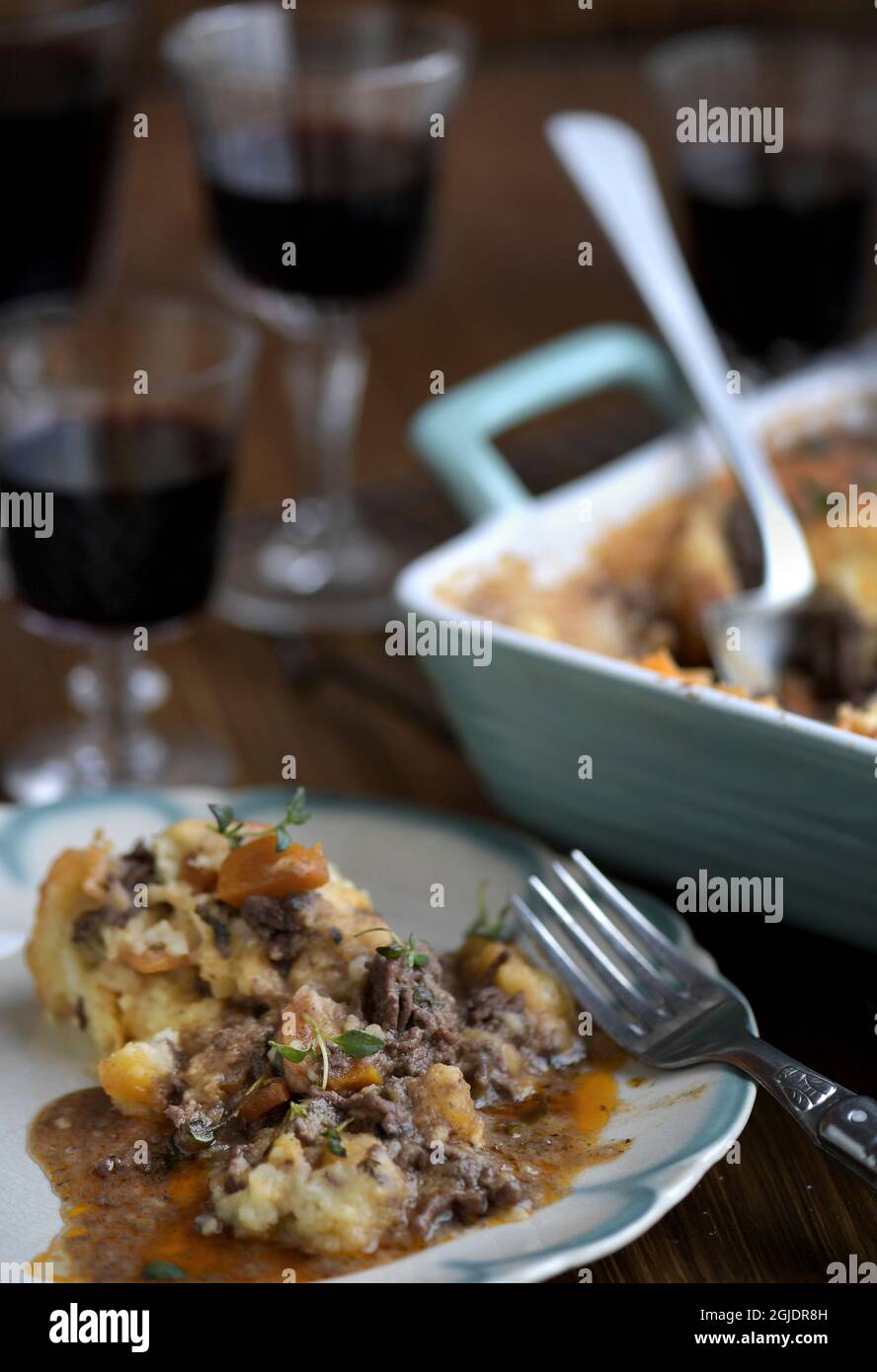 Shepherd's pie. Photo Janerik Henriksson / TT / code 10010 Stock Photo ...