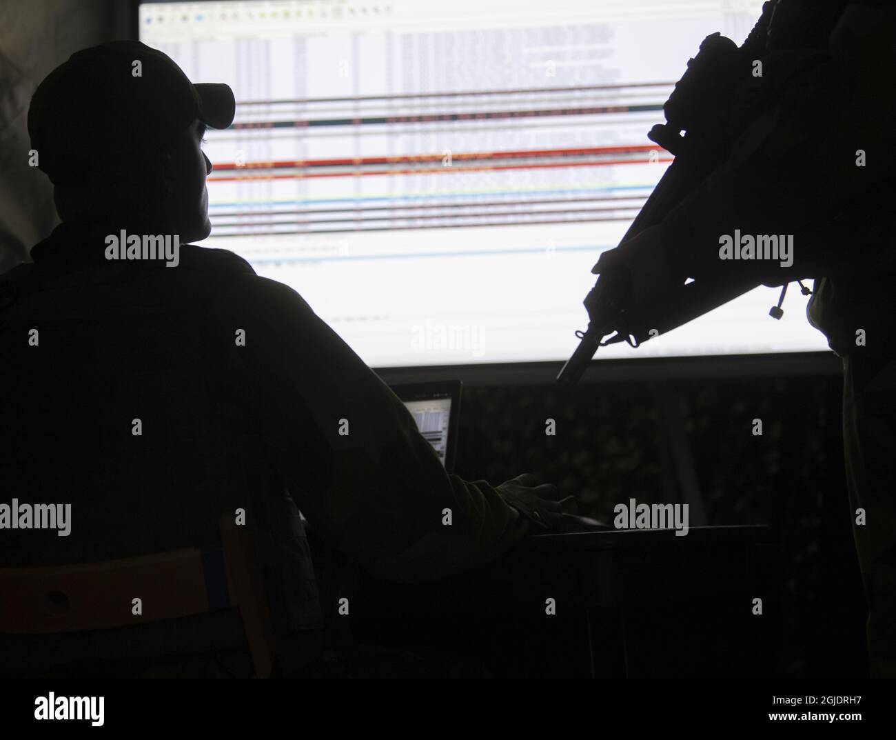 Cyber soldiers in the Swedish Armed Forces during an exercise in ...