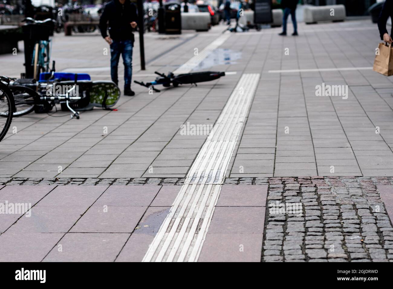 Tactile paving, tactile guideways for the visually impaired, blind ...