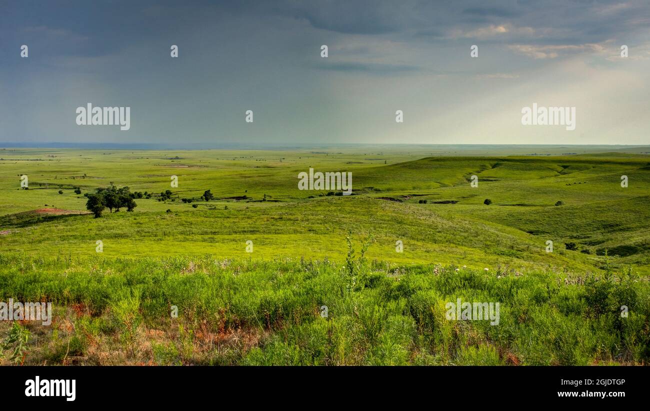 Rain shafts in the distance indicating it may not be long before it ...