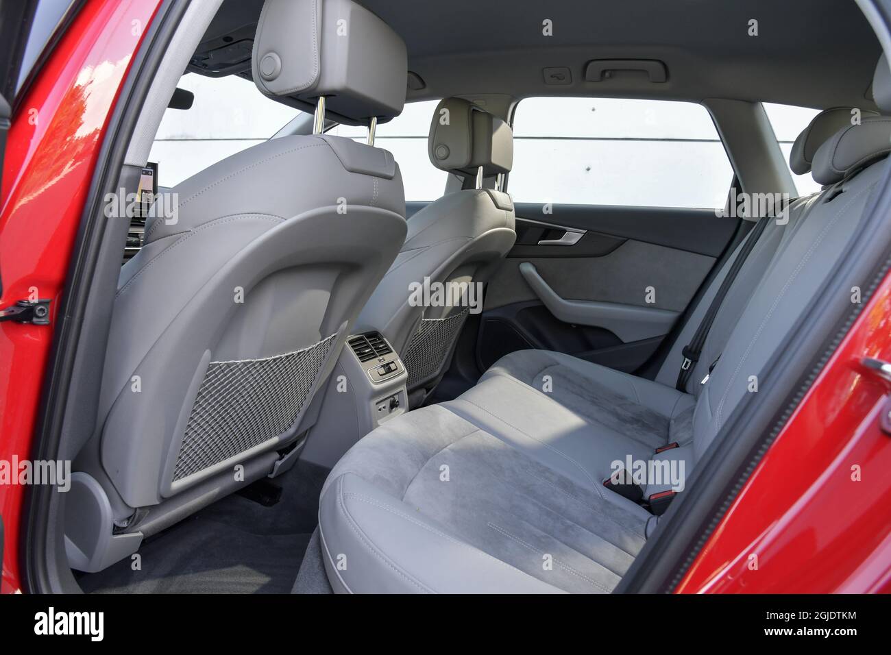 Audi A4 Avant g-tron. Back seat, interior Photo: Anders Wiklund / TT ...