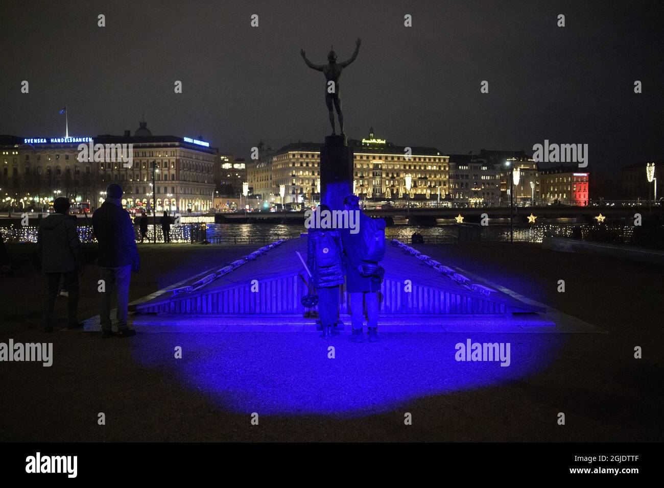 Stromparterren in Stockholm, Sweden, on December 05, 2020. This year's ...