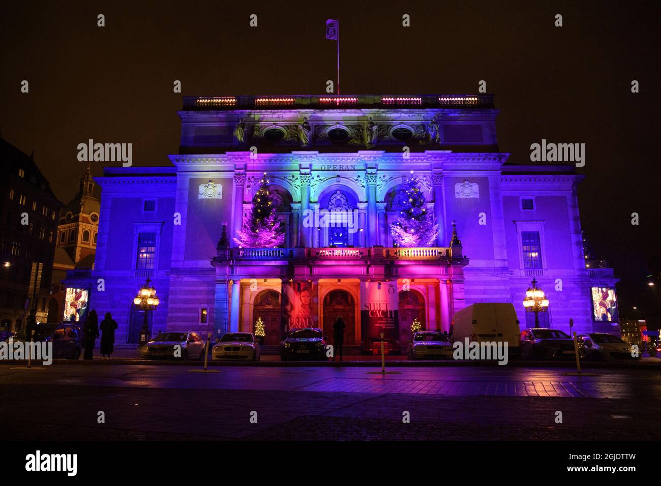 The Opera House in Stockholm, Sweden, on December 05, 2020. This year's ...