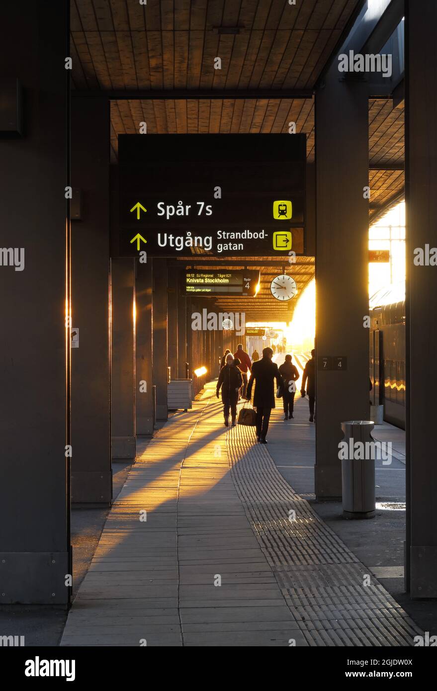 Uppsala central train station, sweden. Photo: Mats Wilhelm / TT / code ...