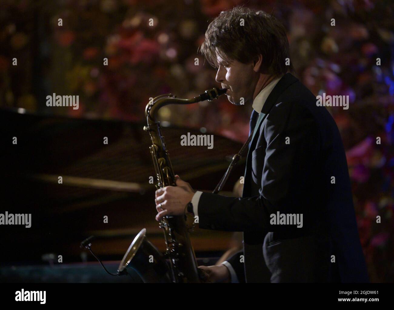 PICTURE TAKEN IN STOCKHOLM 20201209 Saxophonist Magnus Lindgren ...
