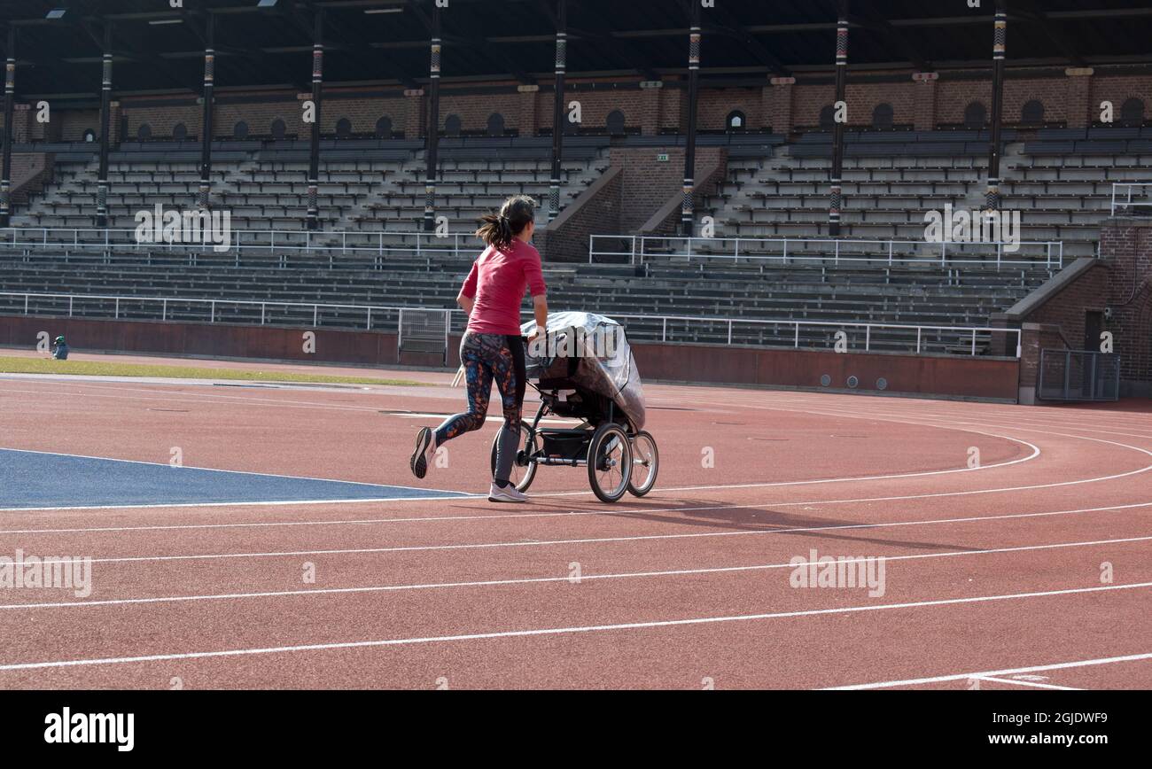 Pram on tracks hi-res stock photography and images - Alamy
