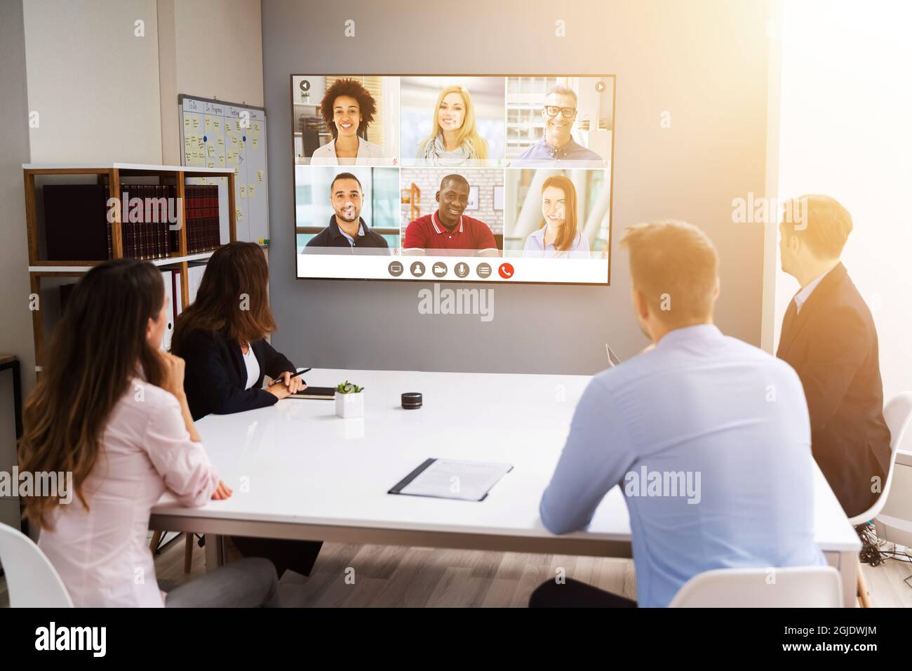 Online Video Conference Social Distancing Webinar Business Meeting ...