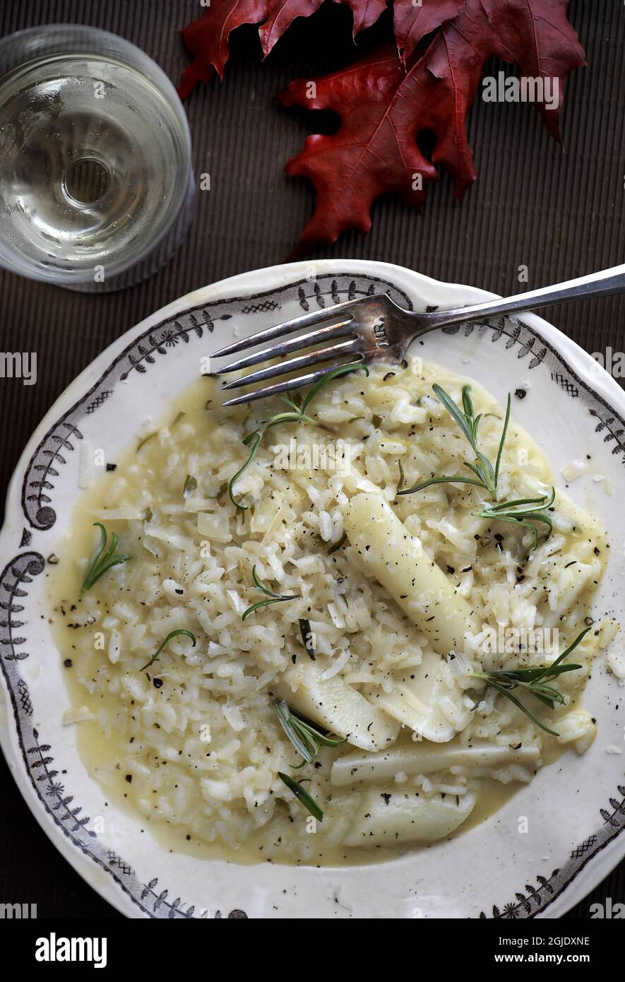 Risotto di Scorzonera with pecorino and pine nuts. Photo Janerik ...
