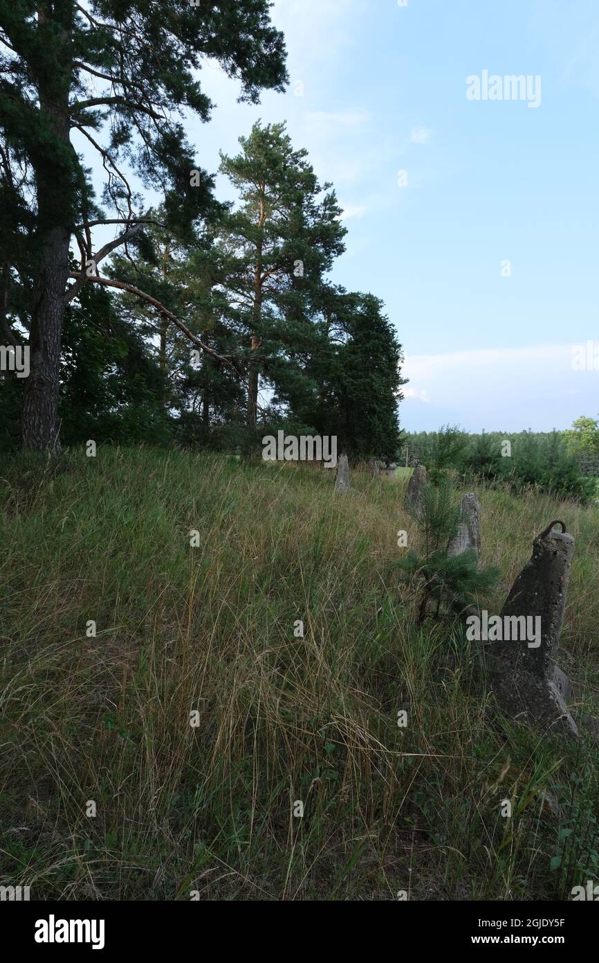Swidry, Poland - July 16, 2021: A well preserved German outpost with ...