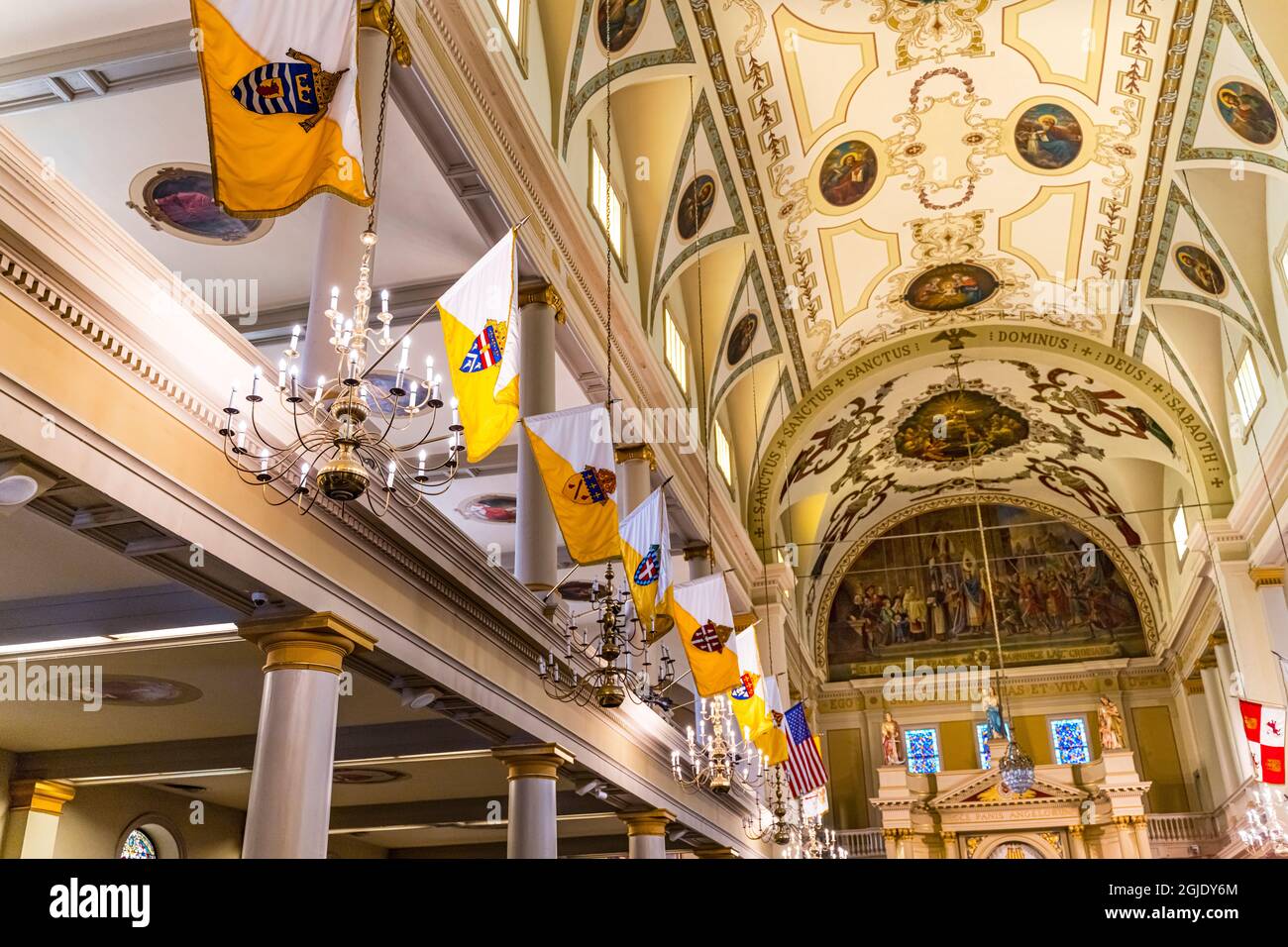 Louisiana Parish Flags Saint Louis Cathedral Oldest Cathedral, New ...