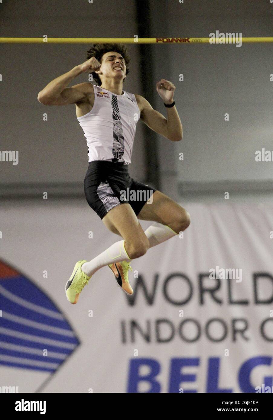 Swedish pole vaulter Armand Duplantis at the Serbian Open Indoor ...