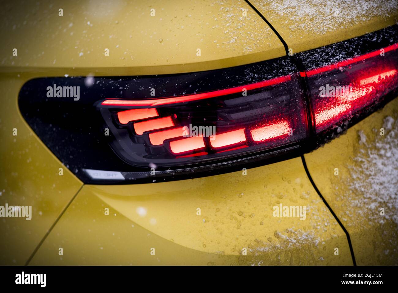 Volkswagen ID.4 1st Edition Max electric SUV. Tail lights in 3D design ...