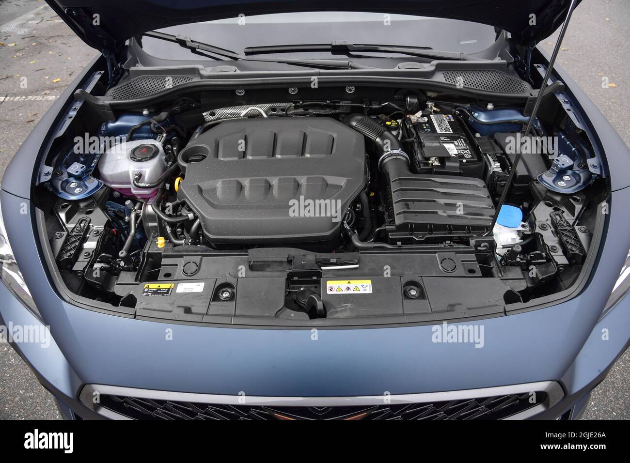 Cupra Formentor VZ, engine Photo: Anders Wiklund / TT code 10040 Stock ...