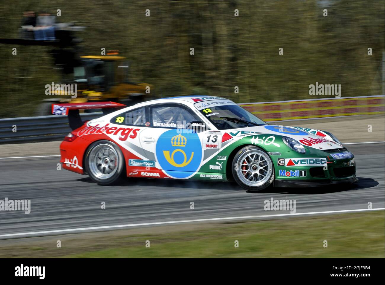 Sweden's Prince Carl Philip made his second car race in the Porsche ...