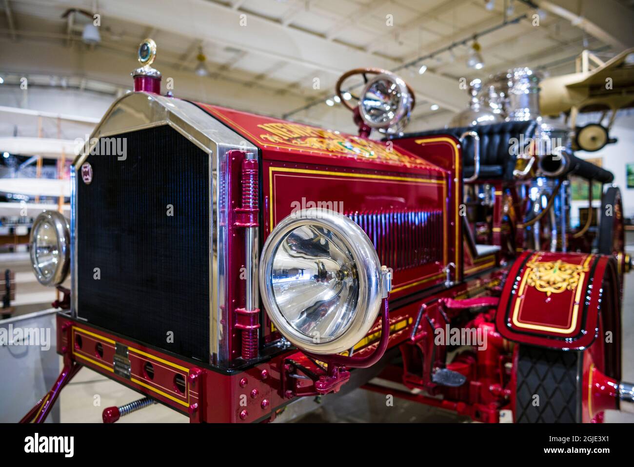 USA, Maine, Kennebunkport, Owls Head Transportation Museum, 1904-1918 ...