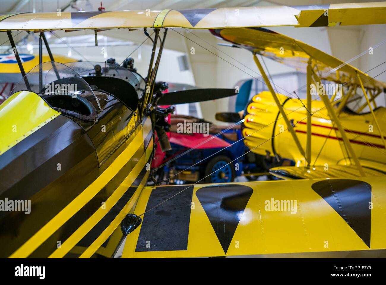 USA, Maine, Kennebunkport, Owls Head Transportation Museum, 1930s-era ...