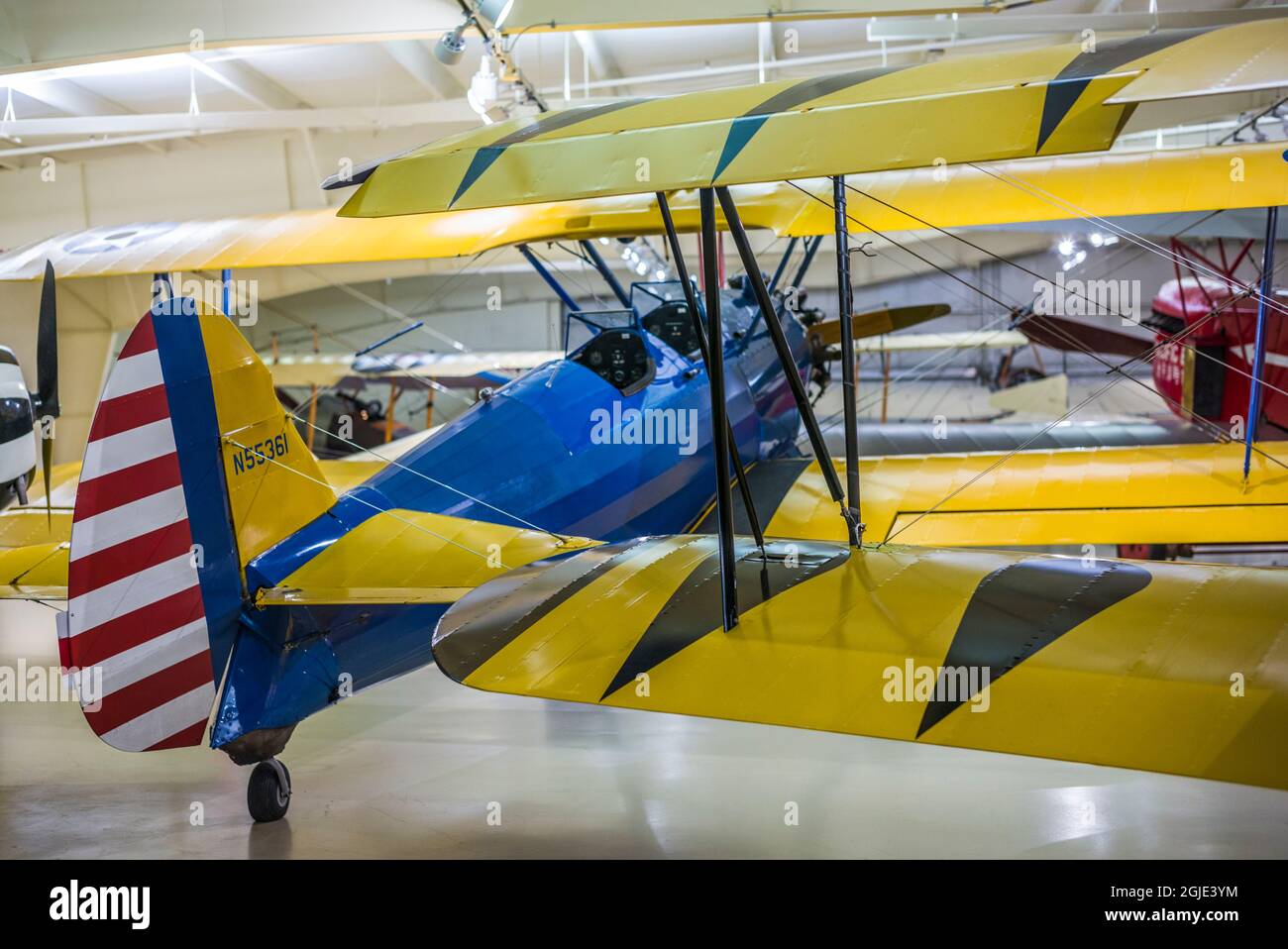 USA, Maine, Kennebunkport, Owls Head Transportation Museum, 1930s-era ...