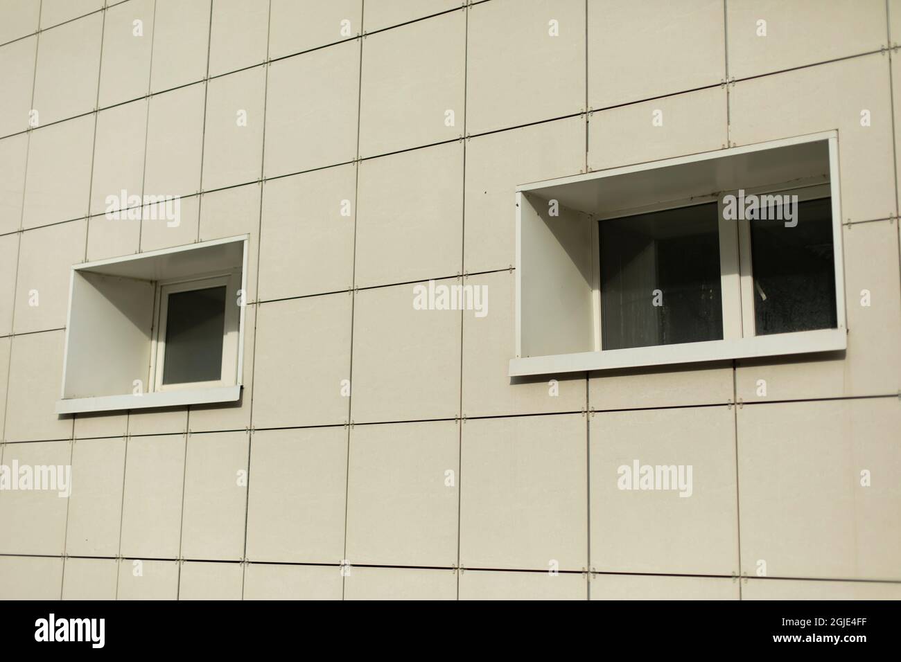 The wall of the building. The surface of the wall of the house ...