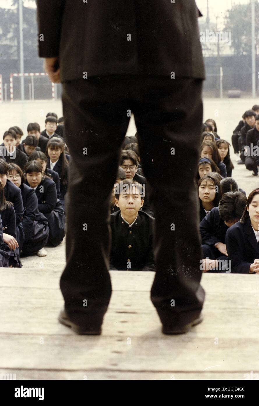 1991-04-21 Japan, eduaction. Students listen and learn. That is the ...