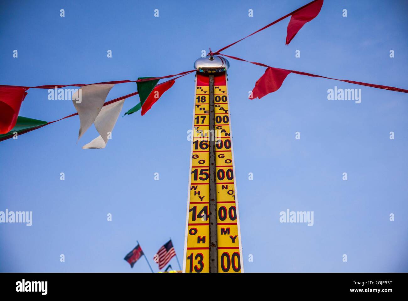 Carnival game hit bell hi-res stock photography and images - Alamy