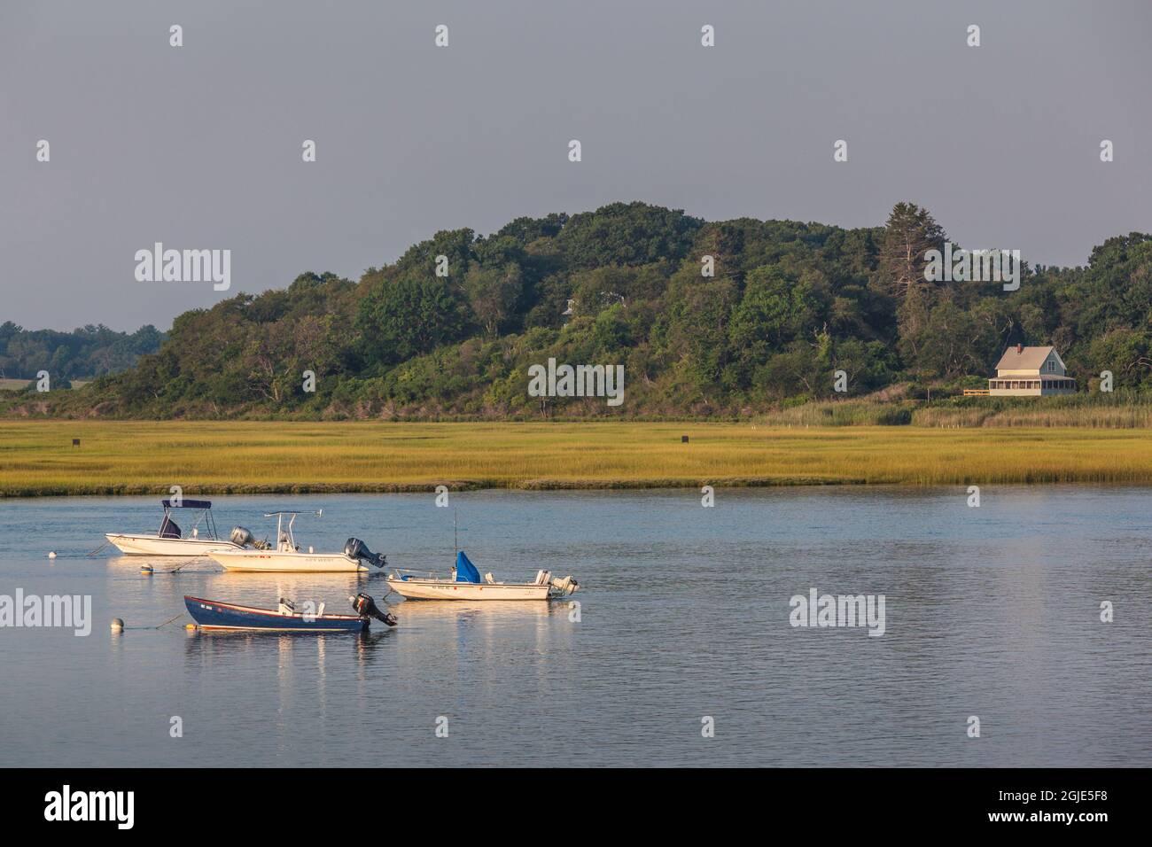 USA, Massachusetts, Ipswich. Great Neck boats Stock Photo - Alamy