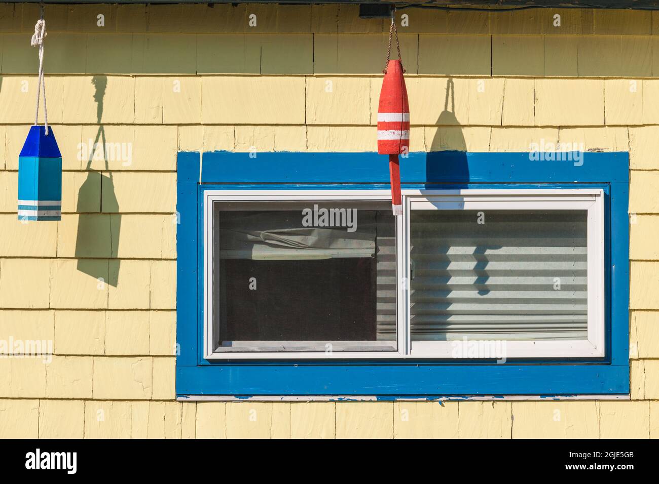 USA, Massachusetts, Cape Ann, Essex. Village of Conomo Point, house ...