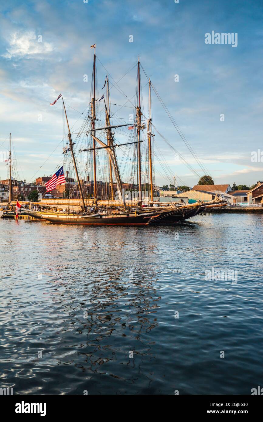 USA, Massachusetts, Cape Ann, Gloucester. Gloucester Schooner Festival ...