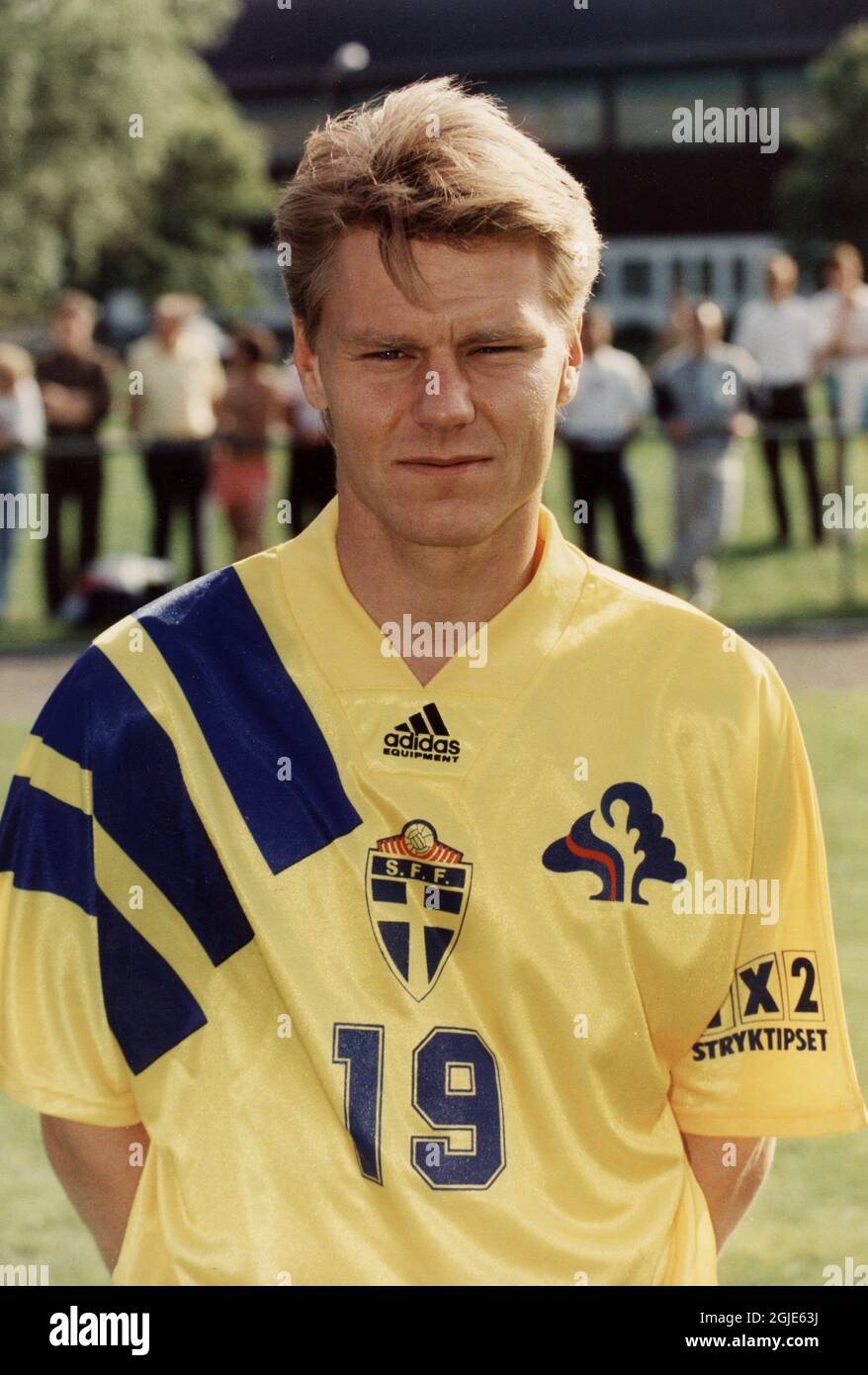 Swedish football player Joakim Nilsson Stock Photo - Alamy