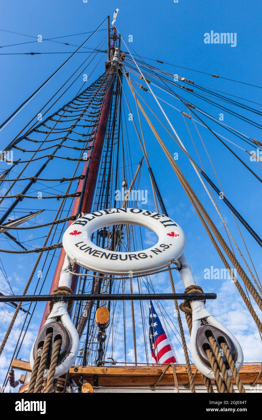 USA, Massachusetts, Cape Ann, Gloucester. Gloucester Schooner Festival ...