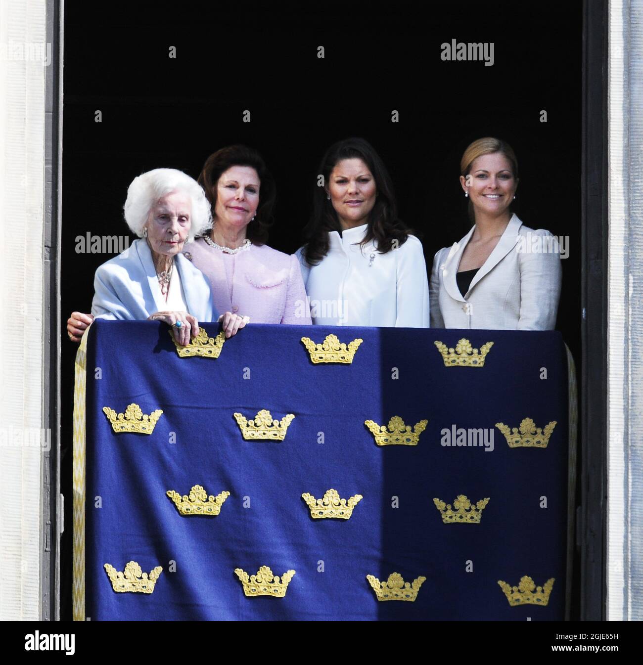 Princess Lilian, Queen Silvia, Crown Princess Victoria and Princess ...