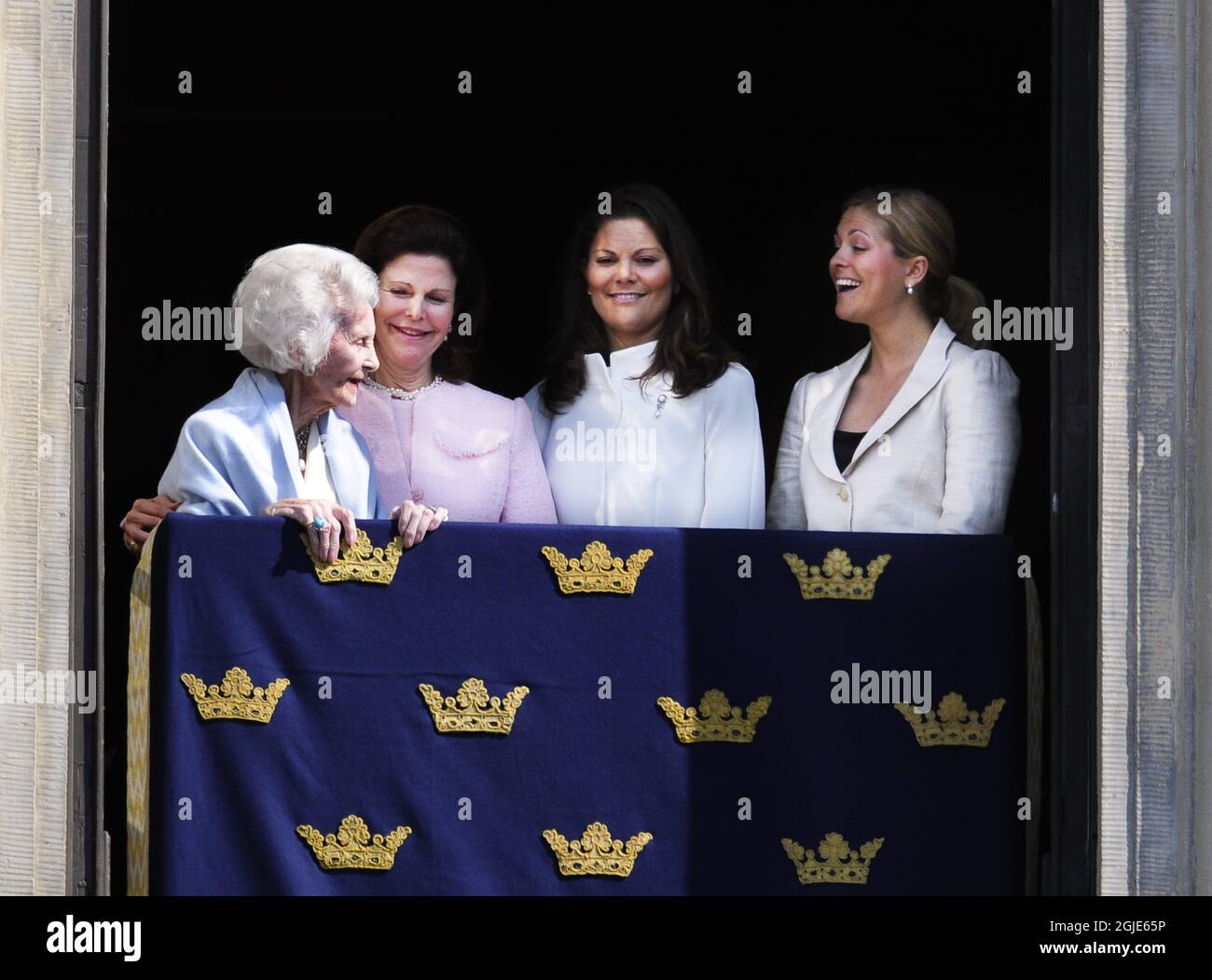 Princess Lilian, Queen Silvia, Crown Princess Victoria and Princess ...