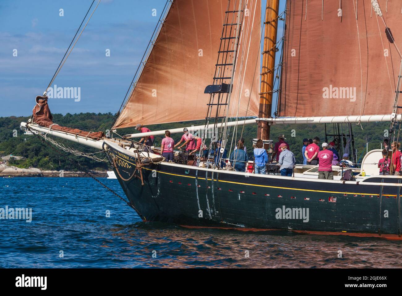 USA, Massachusetts, Cape Ann, Gloucester. Gloucester Schooner Festival ...